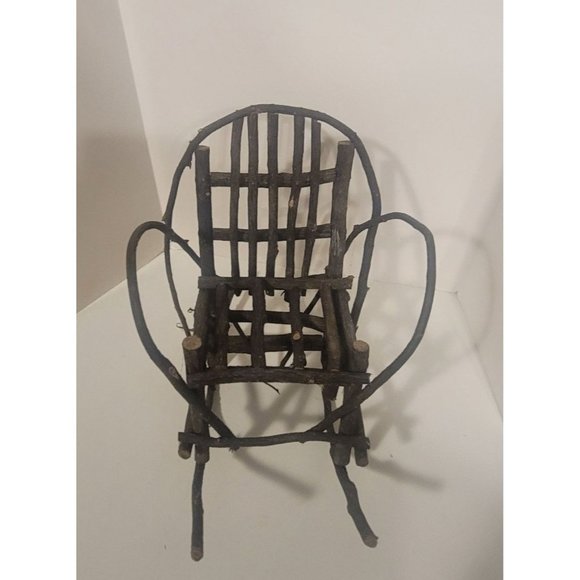 Handcrafted | Accents | Vintage Handcrafted Twigs And Sticks Doll Bear ...